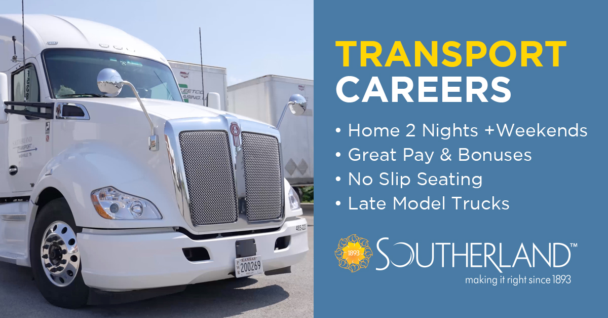 Southerland Transport Employment Opportunities
